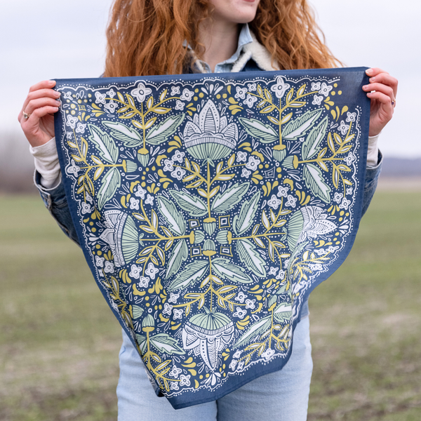 Cotton Bandanas & Scarves | Artist Designed Prints